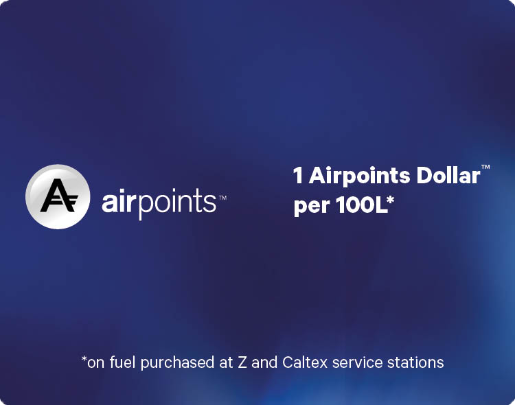 Card benefits – Z Energy, Z is for New Zealand